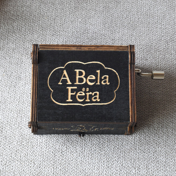 Beauty and The Beast - Hand-Crank Carillon Music Box – Woodylands