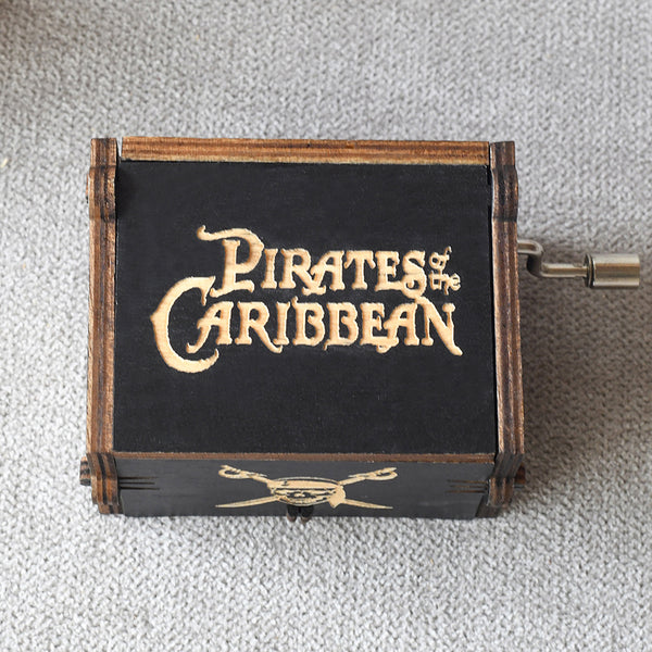 Pirates of The Caribbean - Hand-Crank Carillon Music Box – Woodylands