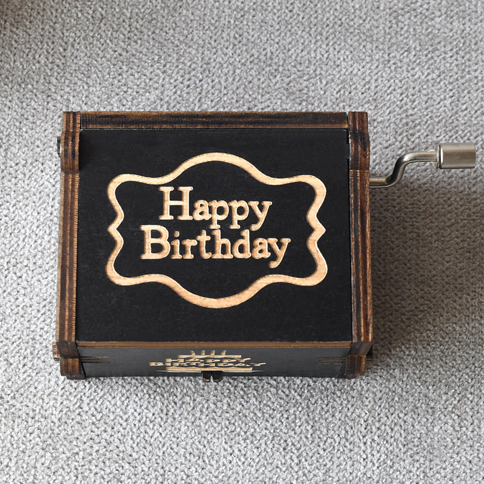 Happy Birthday - Hand-Crank Carillon Music Box – Woodylands